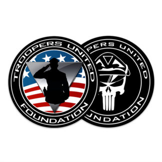 NJSP Headquarters Flag Decal – Troopers United Foundation