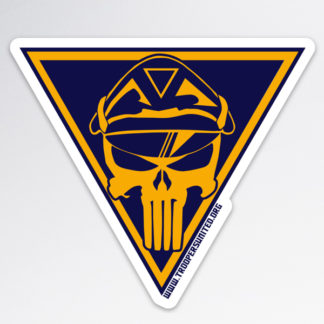 NJSP Headquarters Flag Decal – Troopers United Foundation