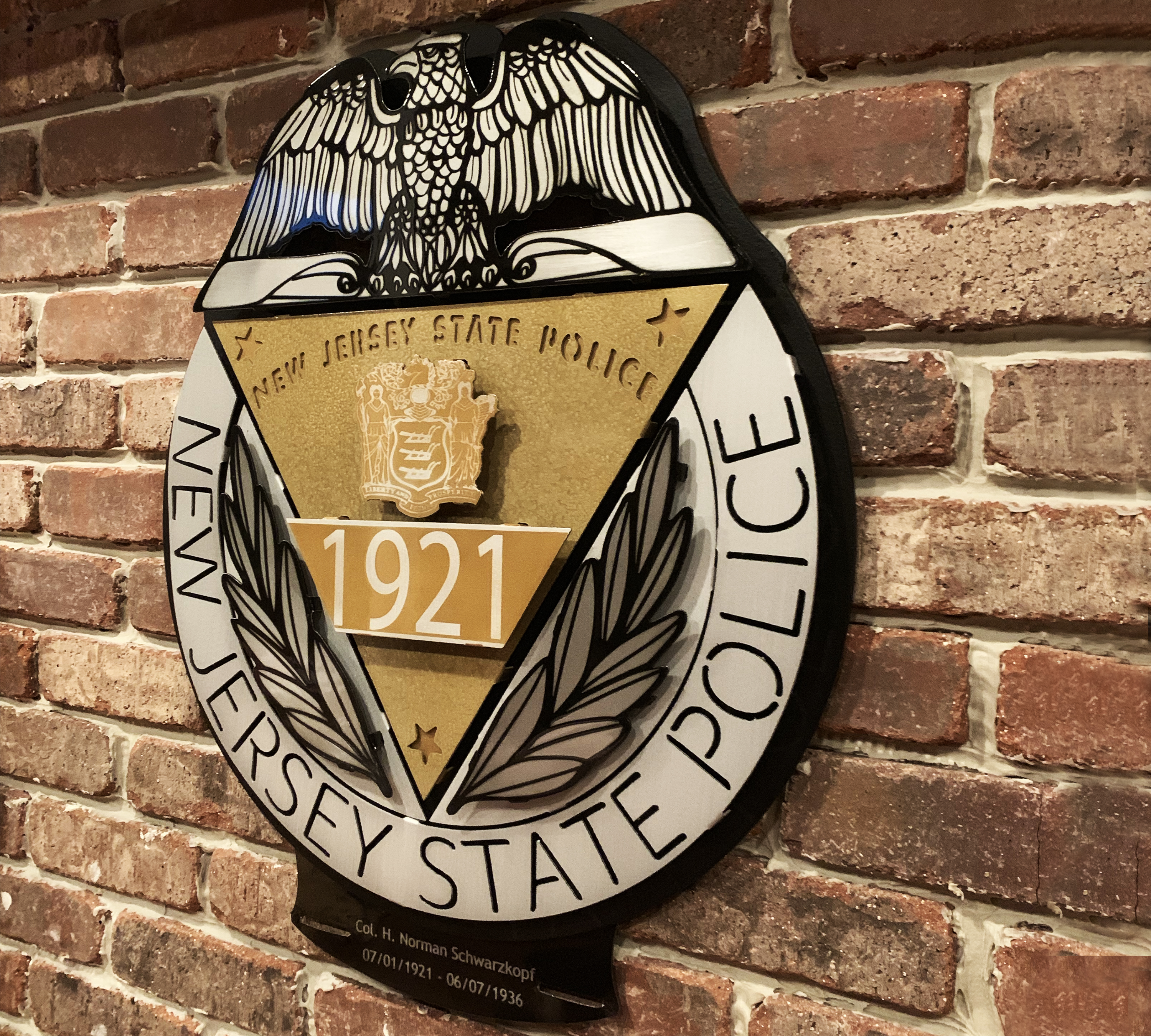 Full Badge Custom Metal 3D Sign – Troopers United Foundation