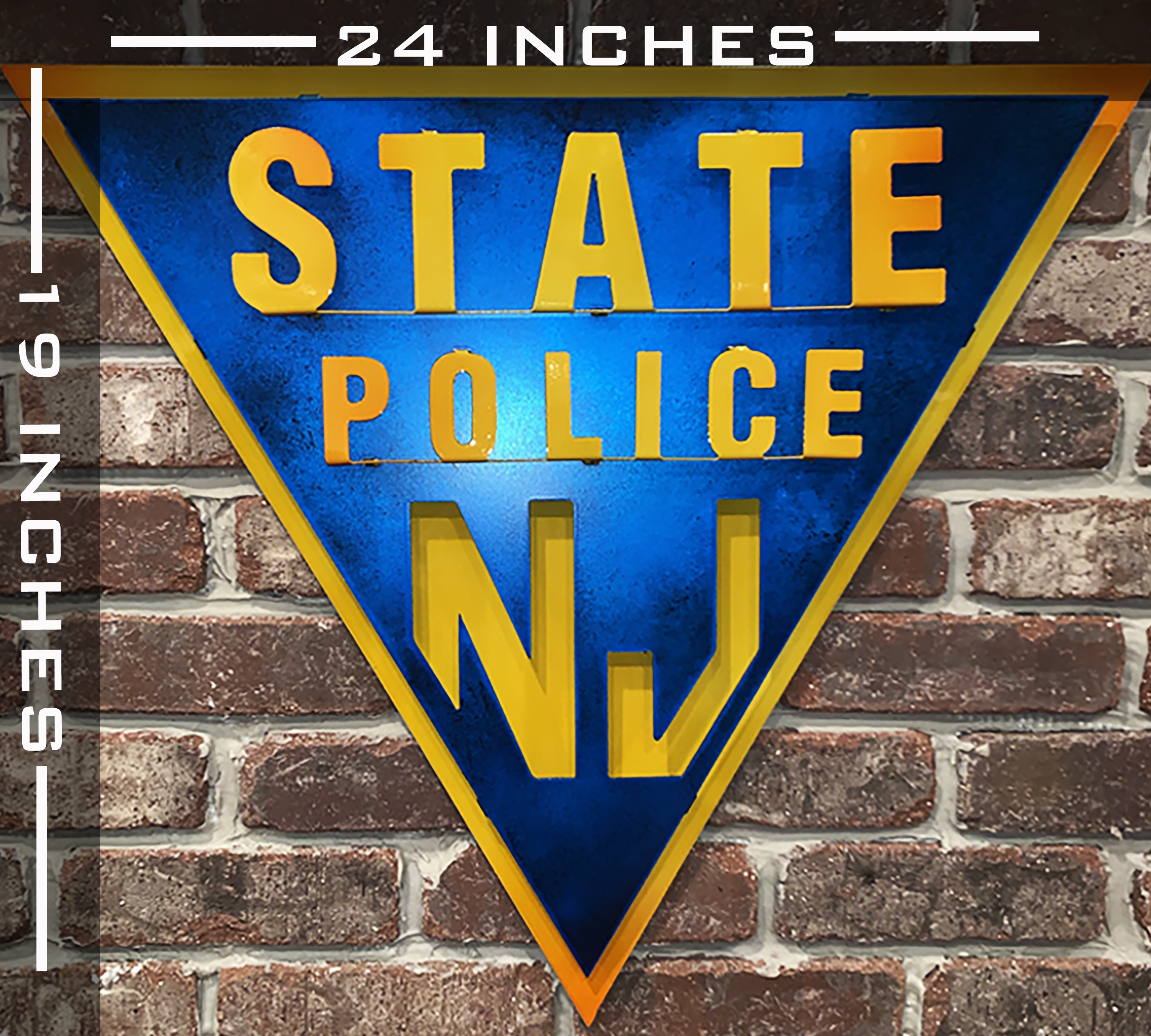 NJSP Metal 3D Sign – Troopers United Foundation